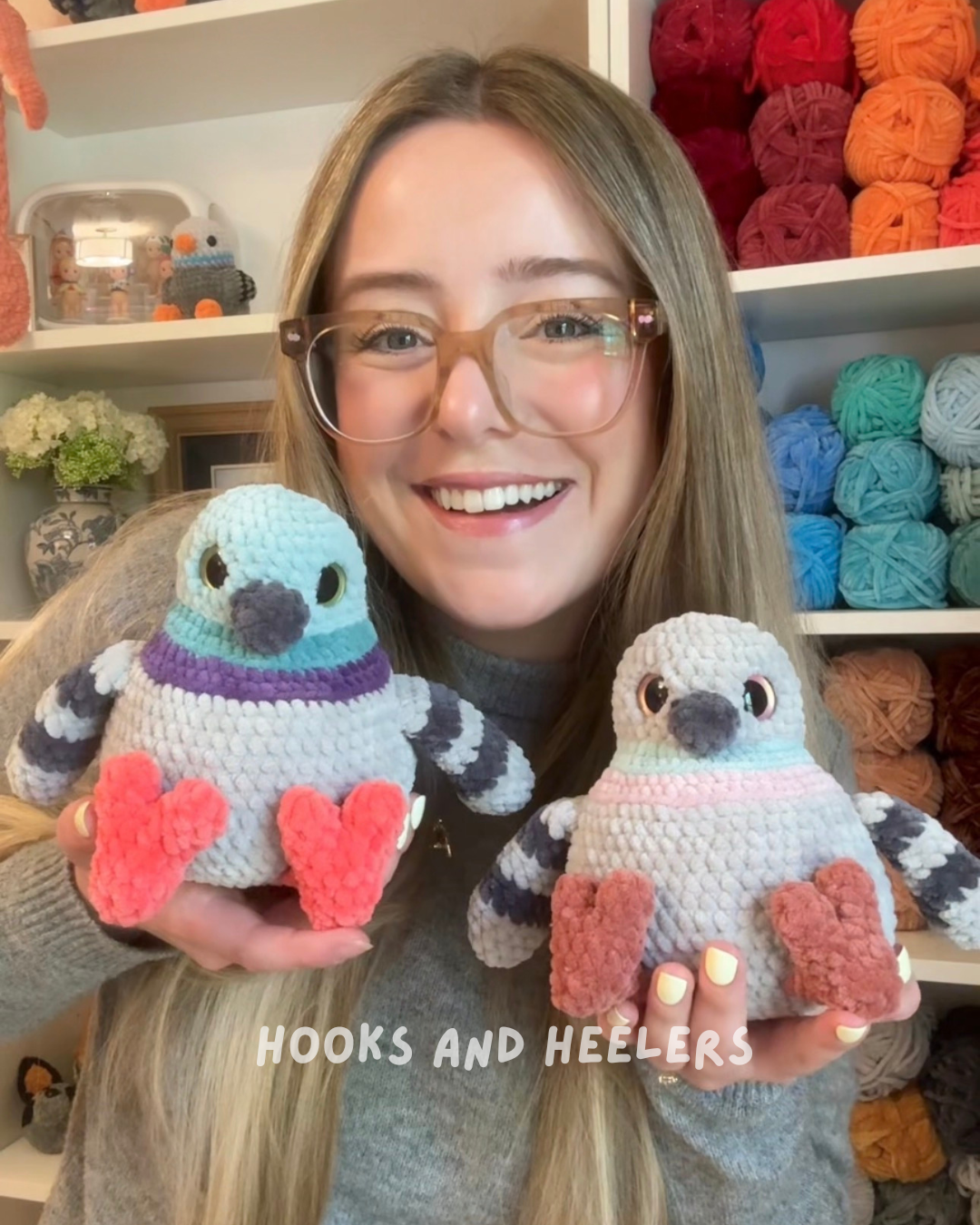 No-Sew Pudgy Pigeon PDF PATTERN – Hooks and Heelers